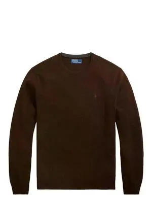 Polo Ralph Lauren Crew-Neck Knit Sweater Brown