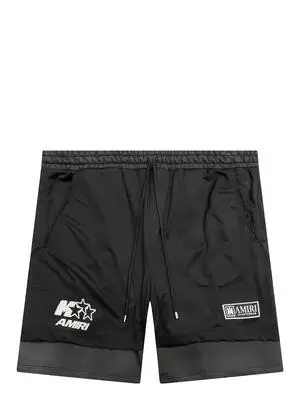 Amiri Logo-print Mesh Basketball Shorts - Black