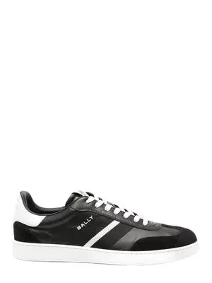 Bally Raise Leather Sneakers - Black