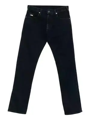 Emporio Armani Logo-motif Jeans - Blue