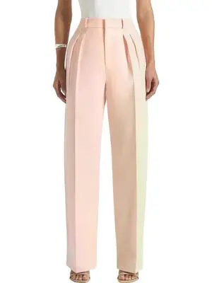 Manière De Voir Julie Twin-pleat Tailored Trousers - Pink