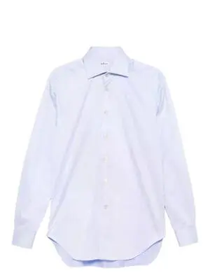 Kiton Long-sleeve Button-down Shirt - Blue