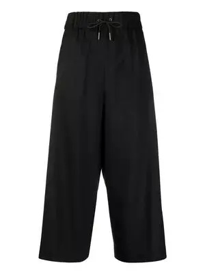 Fabiana Filippi Cropped Flared Trousers - Black
