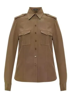 TOM FORD Silk Shirt - Green