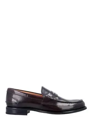 Church's Pembrey Leather Loafers - Red