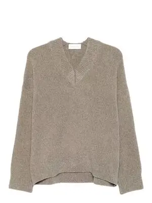 Christian Wijnants Kianez V-neck Boxy Sweater - Neutrals