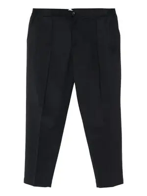 BRIGLIA 1949 Pleated-front Straight Leg Trousers - Blue