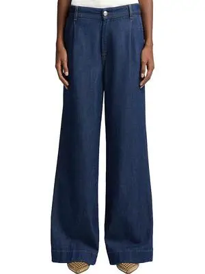 7 For All Mankind High-rise Wide-leg Pants - Halona