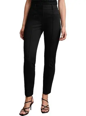 REISS Norla Tapered Pants - Black