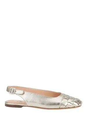 Agl Mara Woven Slingback Flats - Sandy