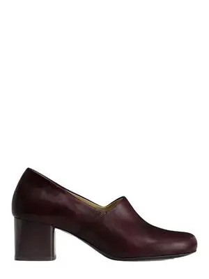 LEMAIRE 55mm Anatomic Block-heel Pumps - Brown