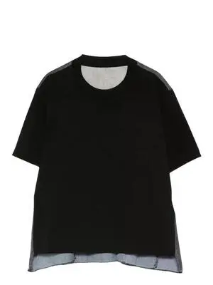 Sacai Layered Crew-neck T-shirt - Black