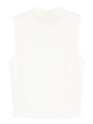 Vince Mock-neck Top - White