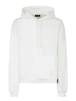GIUSEPPE ZANOTTI Logo-print Hoodie - White