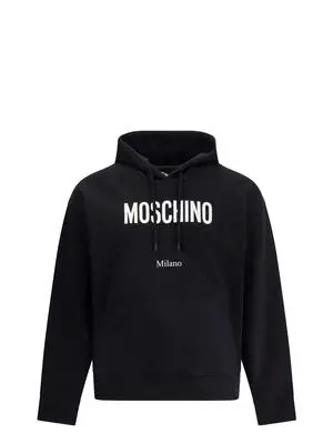 Moschino Logo-print Hoodie - Black