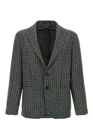 Tagliatore Tweed Blazer - Brown