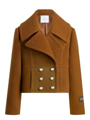 PATOU Double-Breasted Wool Jacket 121b