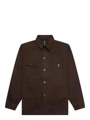 SOUTH2 WEST8 Button-flap Pocket Shirt Jacket - Brown