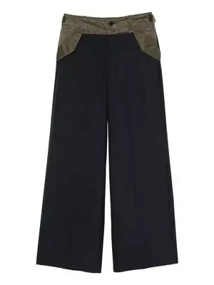Sacai Paneled Trousers - Blue
