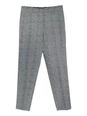Ermanno Scervino Herringbone-pattern Trousers - Grey