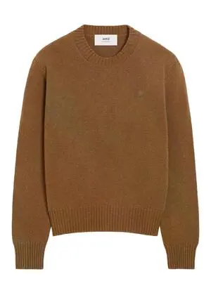 Ami De Coeur Crew-neck Sweater - Brown