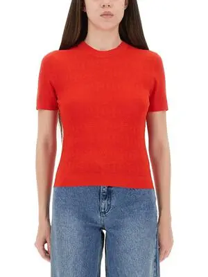 Tory Burch Jacquard T Monogram Jersey - Red