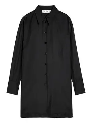 RÓHE Silk Shirt - Black