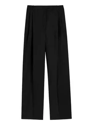 RÓHE Tailored Wool-blend Trousers - Black