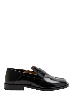MAISON MARGIELA Tabi Leather Loafers - Black