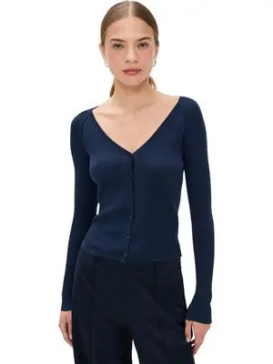 Simkhai Darlene Cardigan - Midnight
