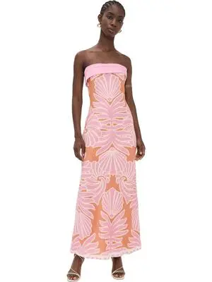 SEVEN WONDERS Sarra Maxi Dress - Brodie Pink