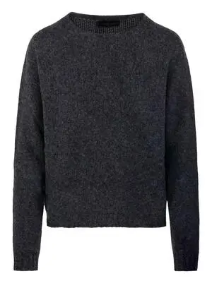 ROBERTO COLLINA Crew-neck Sweater - Grey