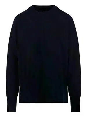 ROBERTO COLLINA Long-sleeved Cashmere Sweater - Blue