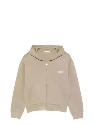 Patrizia Pepe Logo-detail Hoodie - Neutrals