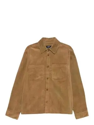 A.p.c. Corduroy Shirt Jacket - Brown