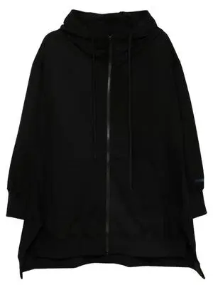 Yohji Yamamoto Hooded Track Dress - Black