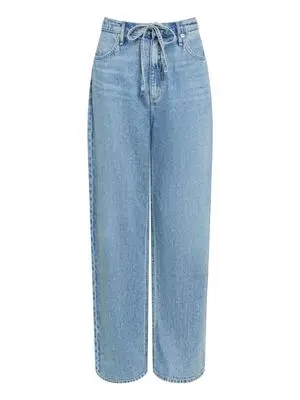 Rag & Bone Ultra Featherweight Phoebe Wide-leg Jeans - Blue