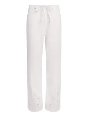 Rag & Bone Ultra Featherweight Phoebe Wide-leg Jeans - White