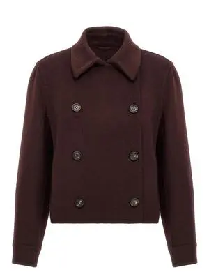 Brunello Cucinelli Coat - Burgundy