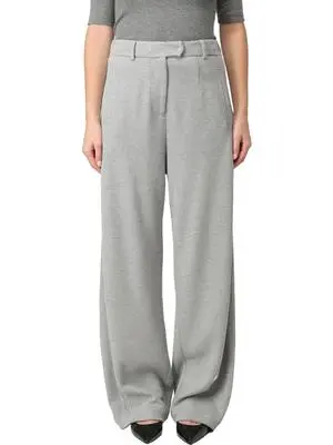 Brunello Cucinelli Wide Leg Trousers Silver