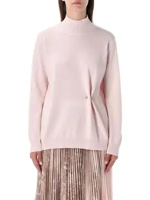 Fabiana Filippi Knot-detailed Sweater - Pink