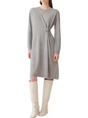 Fabiana Filippi Knee Length Dress - Grey