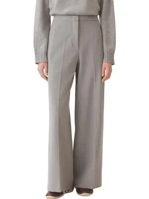 Fabiana Filippi Wide Leg Trousers Grey