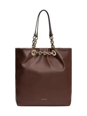 Fabiana Filippi Tote Bag With Chain Strap - Ebony
