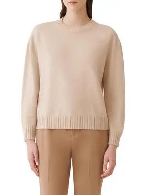 Fabiana Filippi Ribbed Knit Sweater With Vertical Stitch Detail - Rope