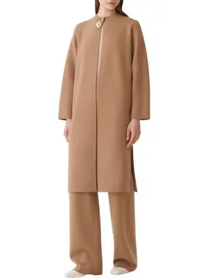 Fabiana Filippi Long Coat - Natural
