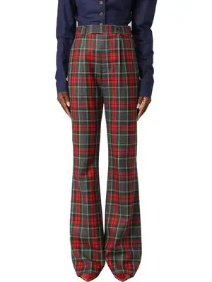 VIVIENNE WESTWOOD Plaid Trousers - Red