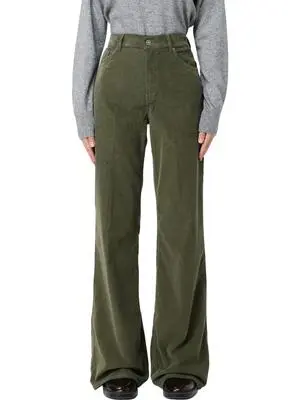 DONDUP Wide Leg Trousers - Green