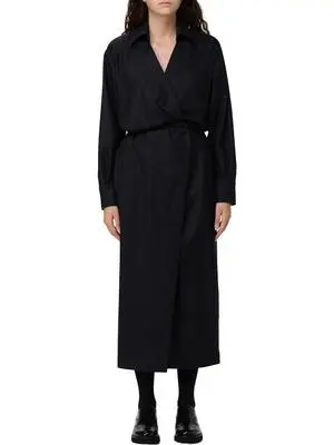 Brunello Cucinelli Midi Shirtdress Charcoal