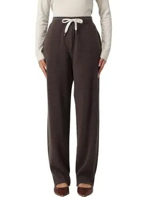 Brunello Cucinelli Wide Leg Trousers Brown